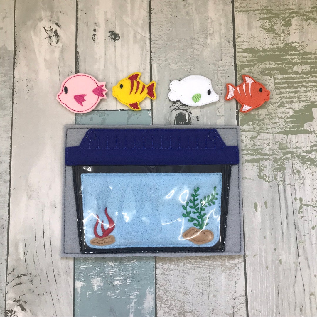 Aquarium Busy Book Page, Playtime, Quiet Time, Learning, Fine Motor ...