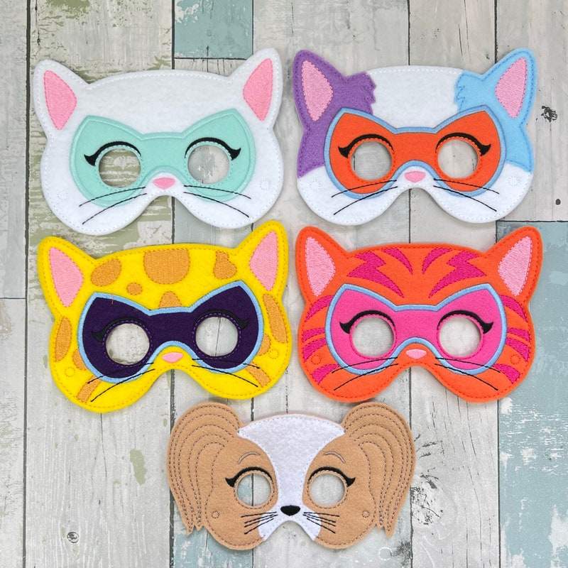 Cat Masks for Children - Etsy
