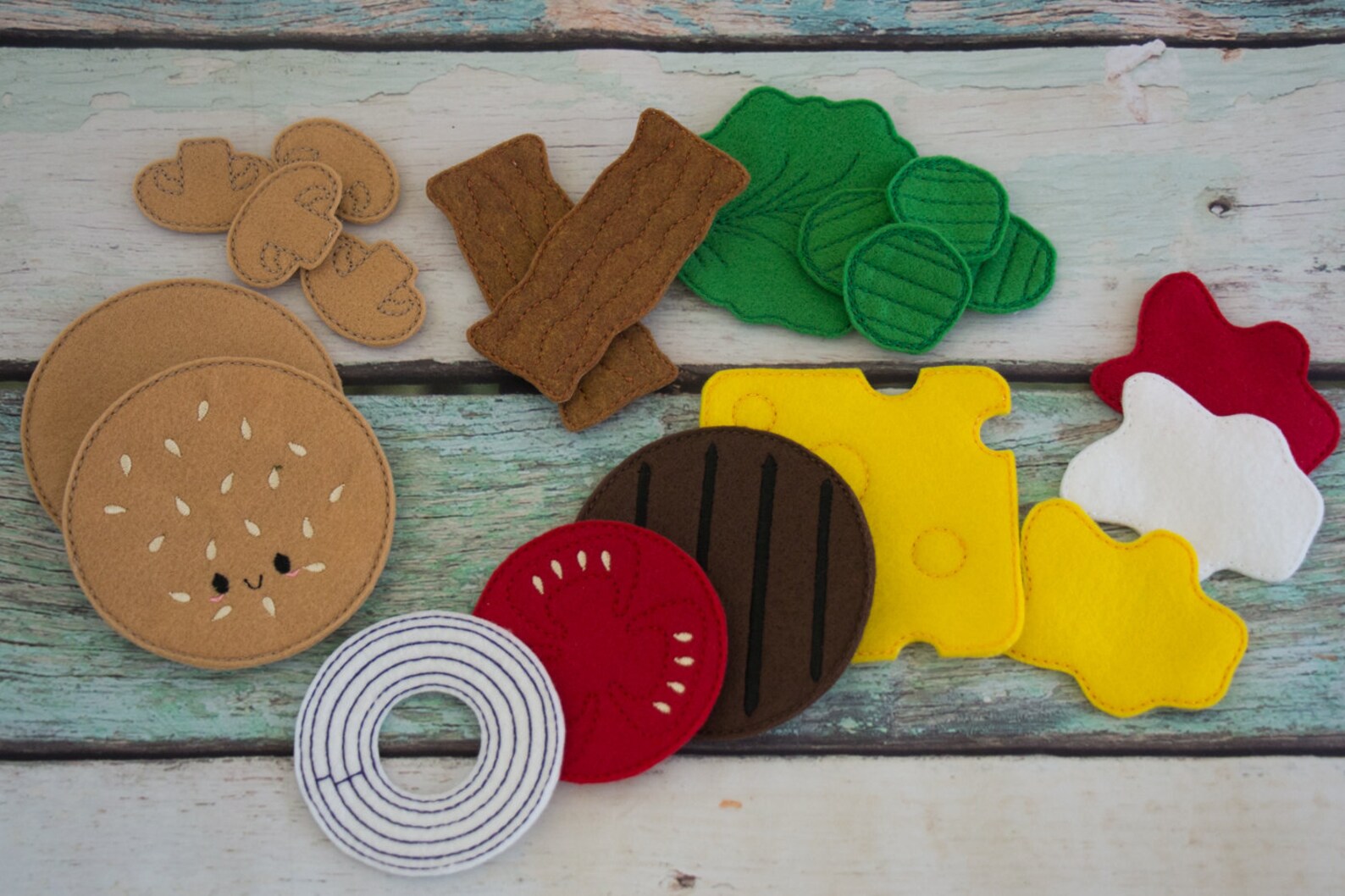 Hamburger Play Food, Pretend, Play Kitchen, Play House, Play Time ...