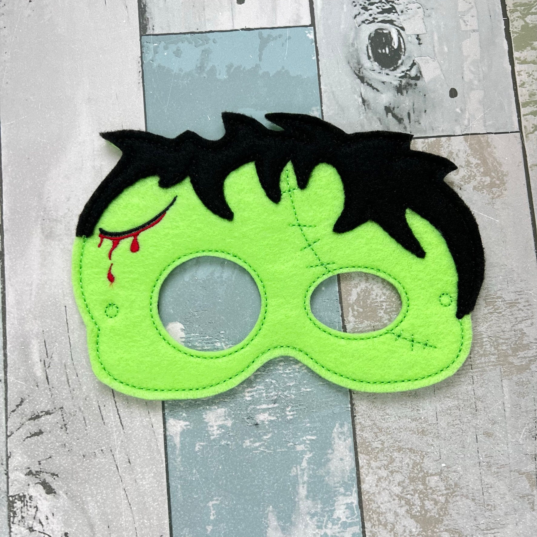 Zombie Mask, Child's, Pretend Play, Imagination, Dress Up, Halloween ...