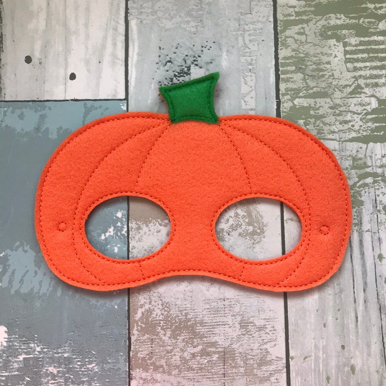 Pumpkin Mask, Child's Mask, Pretend Play, Imagination, Dress Up ...