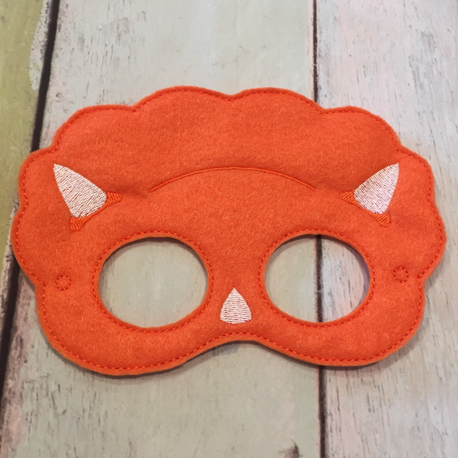 Triceratops Dinosaur Child's Mask Pretend Play | Etsy