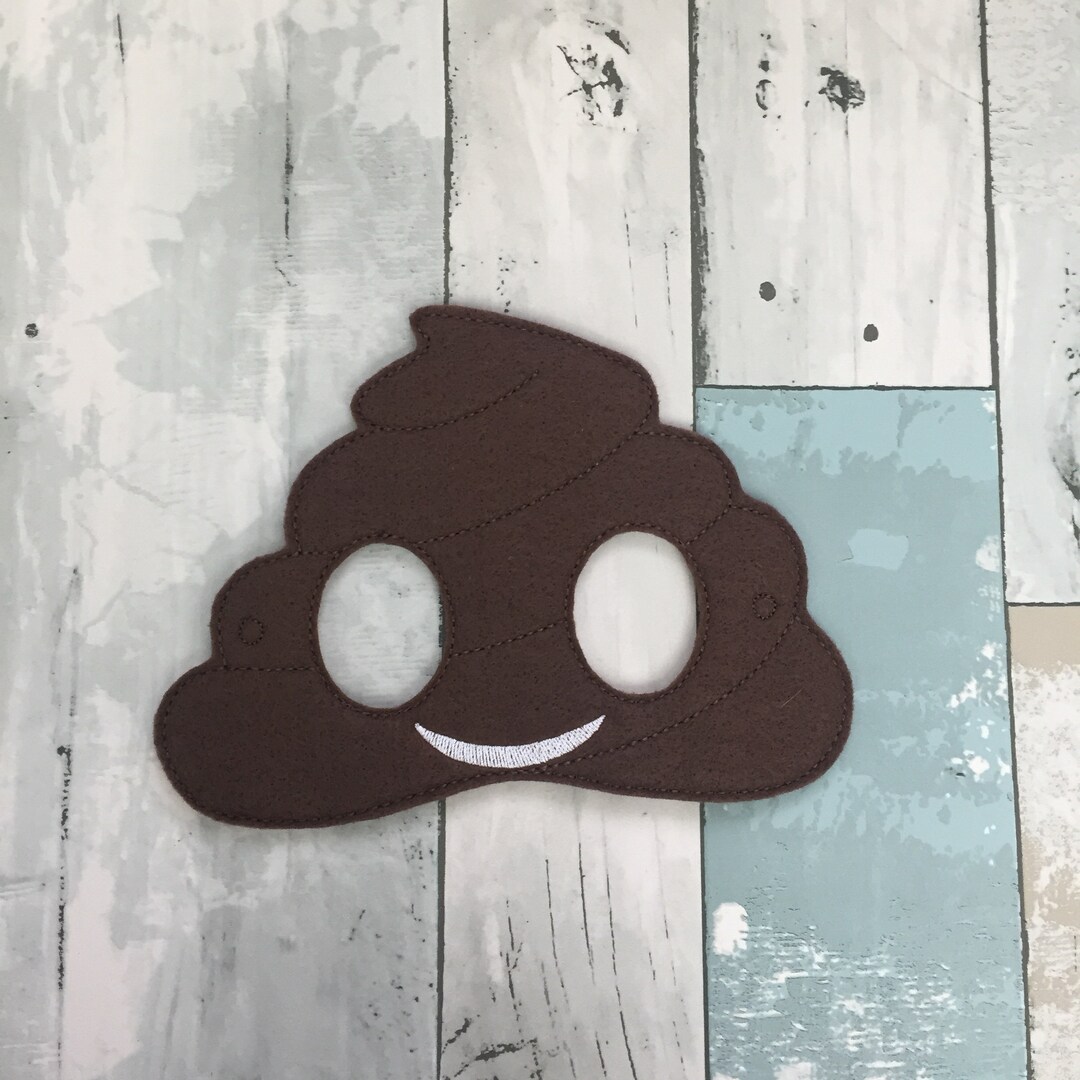 Poop Mask, Child's, Pretend Play, Imagination, Dress Up, Halloween ...