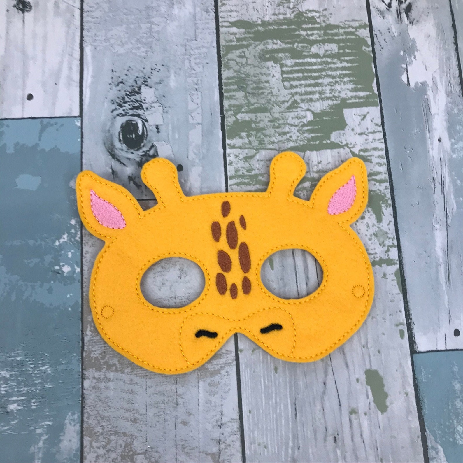 Giraffe Mask Child's Mask Pretend Play Imagination - Etsy