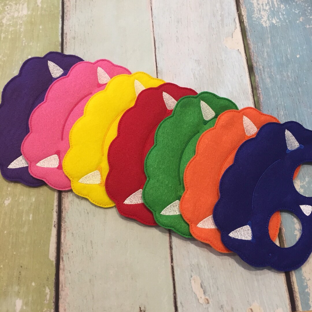 Triceratops Dinosaur Child's Mask, Pretend Play, Imagination, Dress Up ...