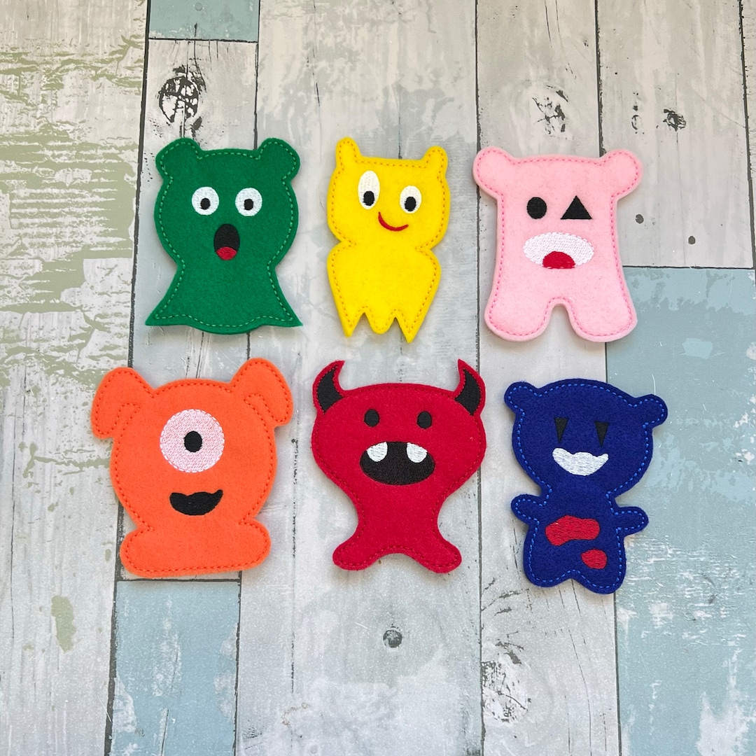 Monster Finger Puppets, Pretend Play, Imagination, Easter Basket, Road ...