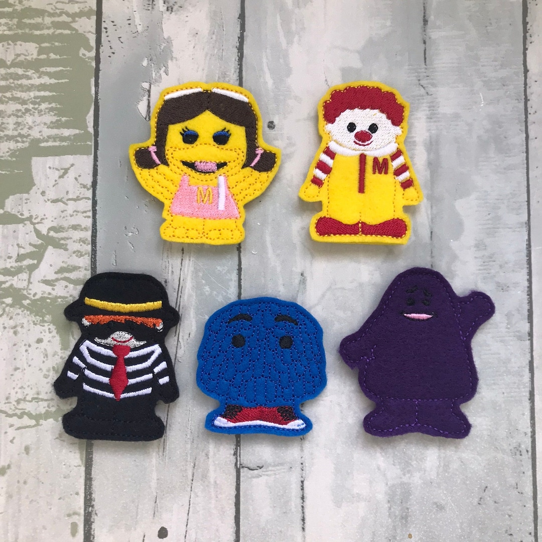 Fast Food Finger Puppets, Pretend Play, Imagination, Easter Basket ...