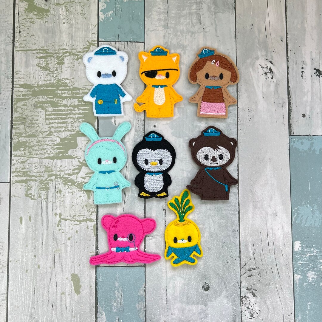 Creature Report Felt Finger Puppets: Kids Pretend Play - Etsy