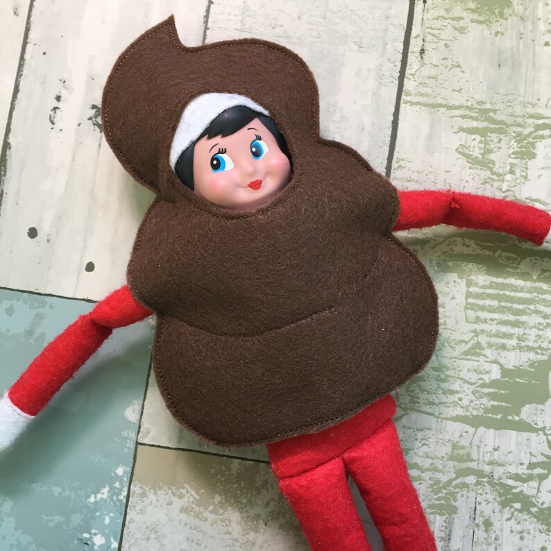 Poop Elf Costume Elf Clothes Elf Dress Up Christmas Elf | Etsy
