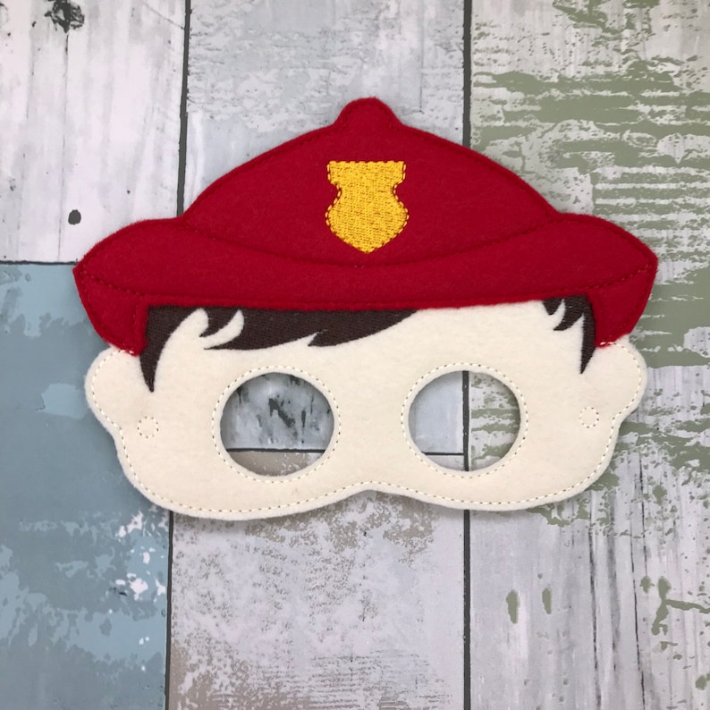 Firefighters Play Mask Child's Pretend Play | Etsy