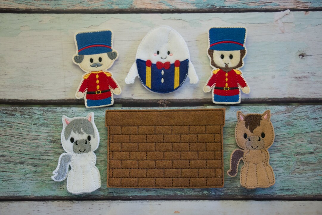 Humpty Dumpty Finger Puppet, Pretend Play, Imagination, Easter Basket ...