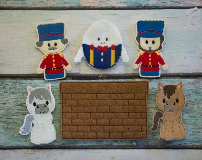 Humpty Dumpty Finger Puppet, Pretend Play, Imagination, Easter Basket ...