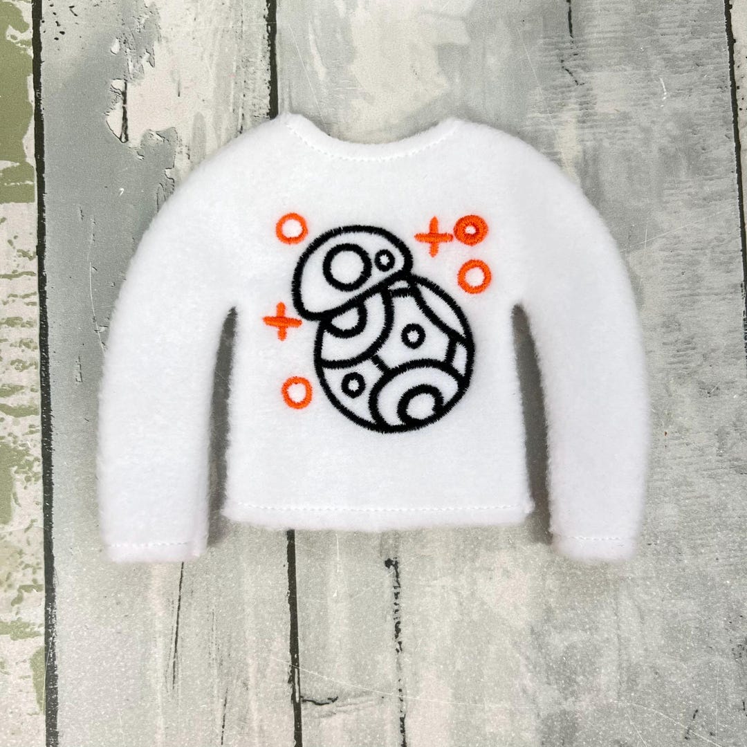 Doodle Robot Elf Elf Sweater, Doll Sweater, Elf Costume, Elf Clothes ...