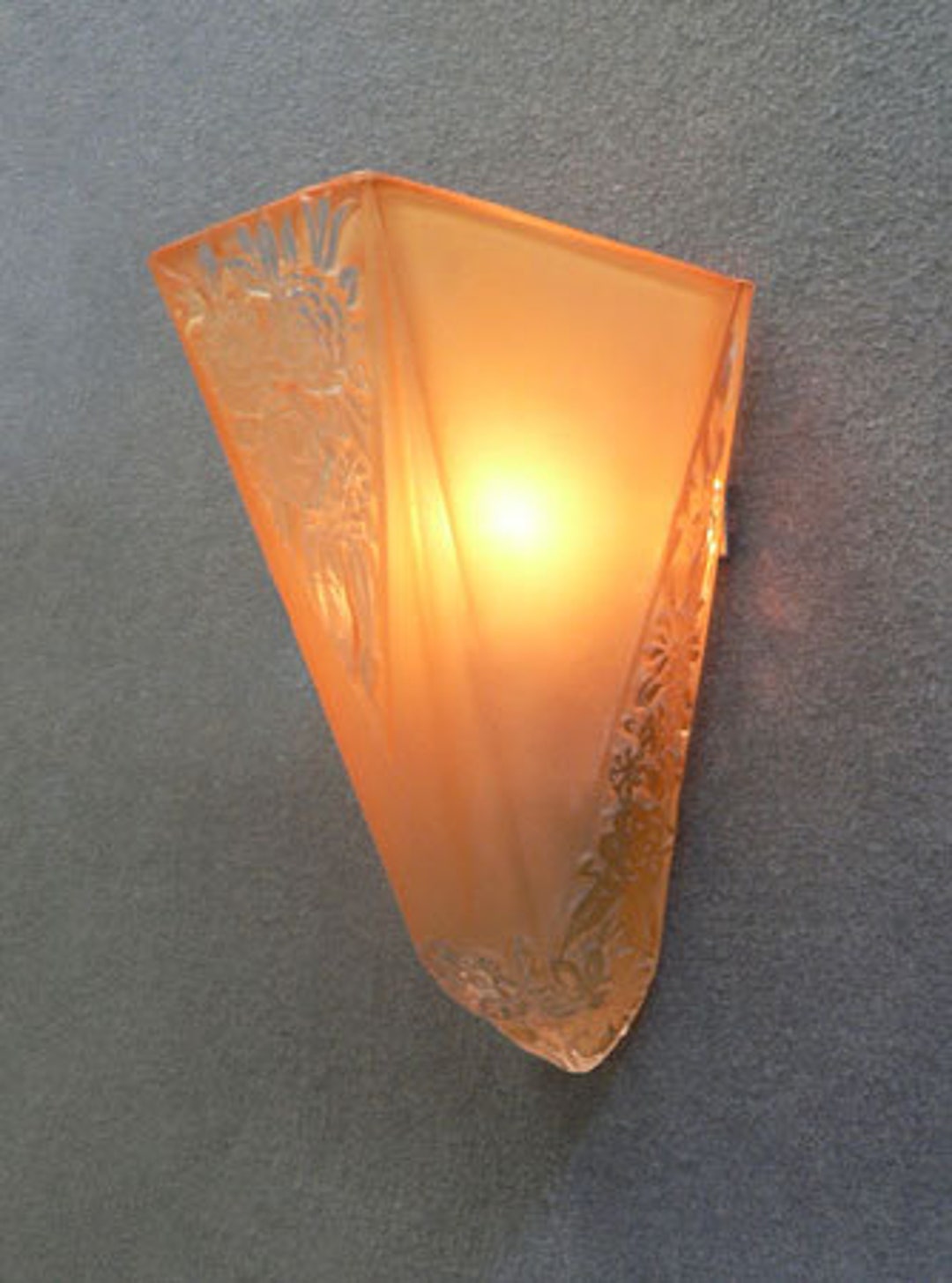 Antique Art Deco Consolidated Glass Pocket Sconce - Etsy