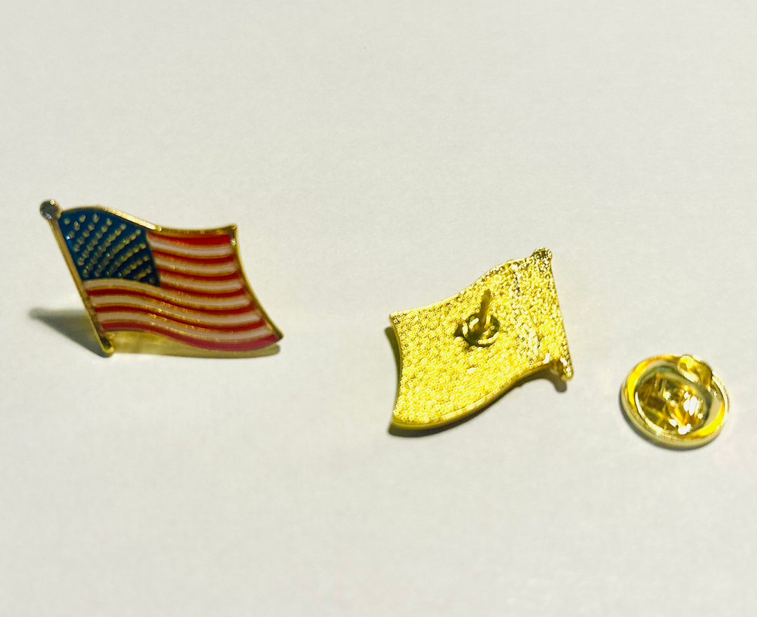 USA Flag Pin, USA Vote Pin,us Flag Lapel Metal Brooch Pin, Patriotic ...