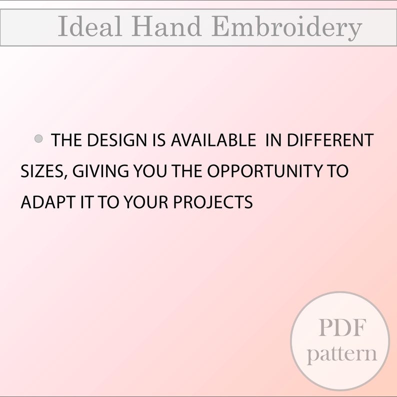 Spring Floral Bouquet Embroidery Pattern PDF – Hand Embroidery Design ...