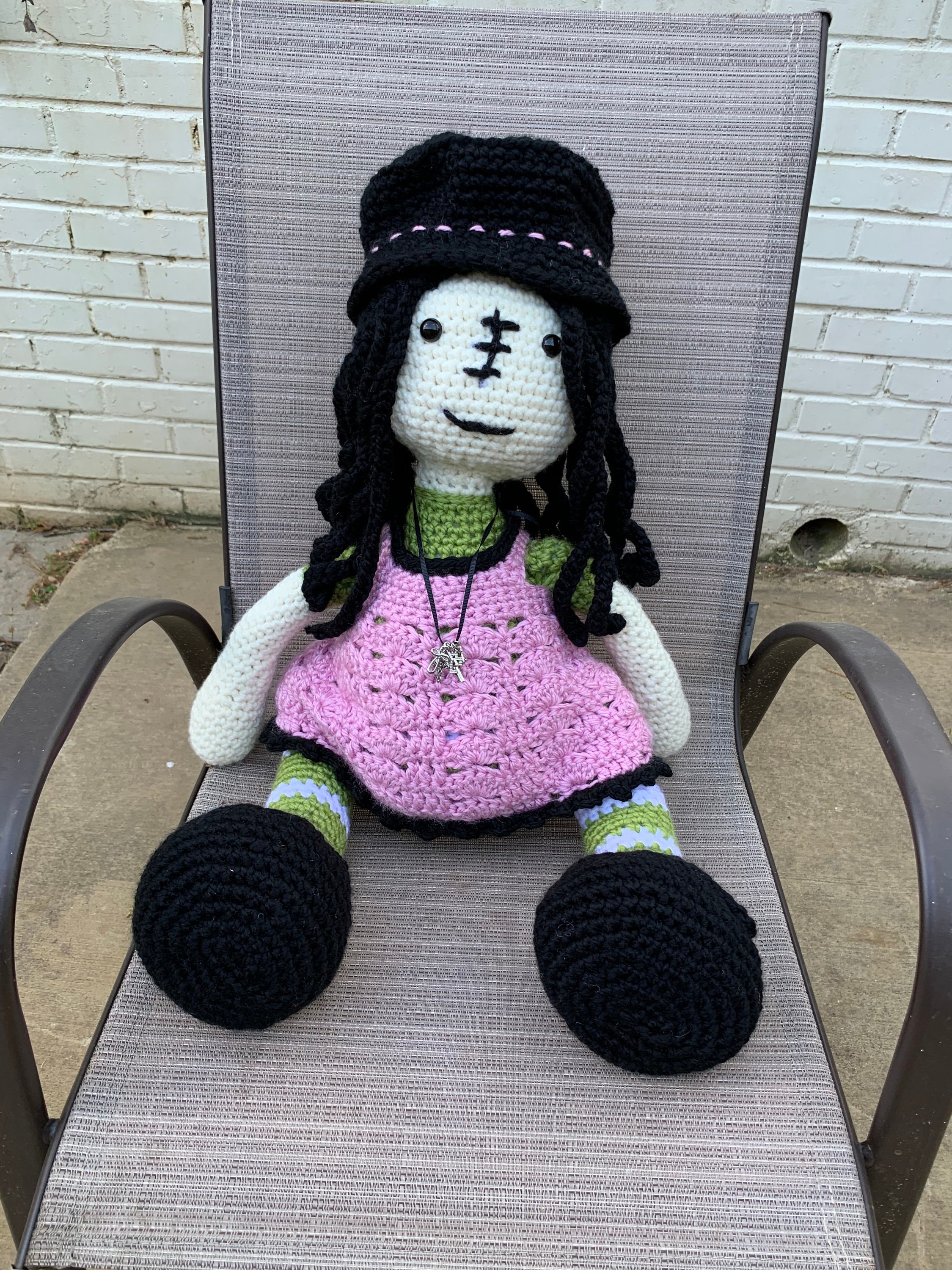 Crochet Doll Alexa Big Doll Free Shipping in US - Etsy