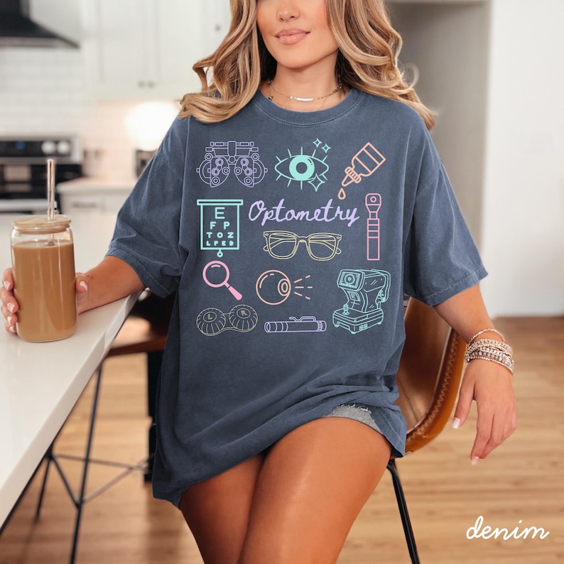 Optometrist Shirt,optometry Shirt,comfort Colors Optometry Shirt ...