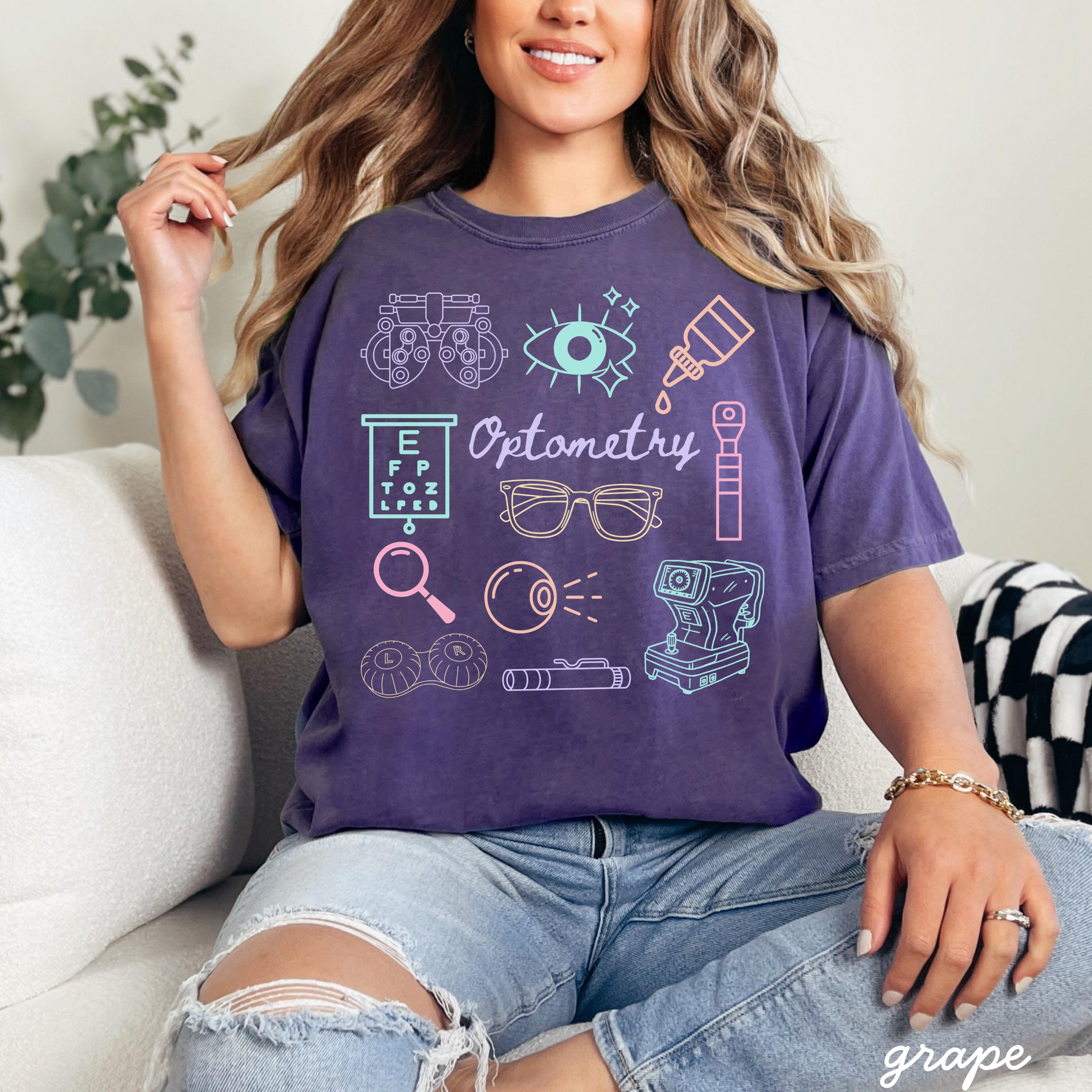 Optometrist Shirt,optometry Shirt,comfort Colors Optometry Shirt ...