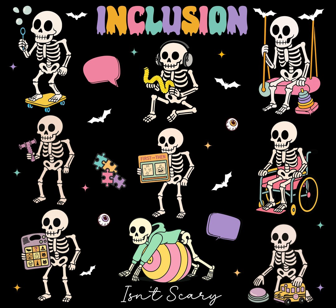 Inclusion Png,halloween Inclusion Png,skeleton Png, Skeleton Inclusion ...