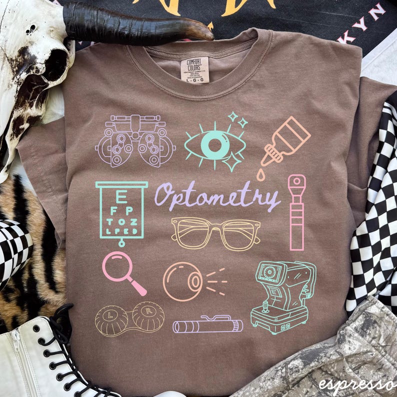 Optometrist Shirt,optometry Shirt,comfort Colors Optometry Shirt ...