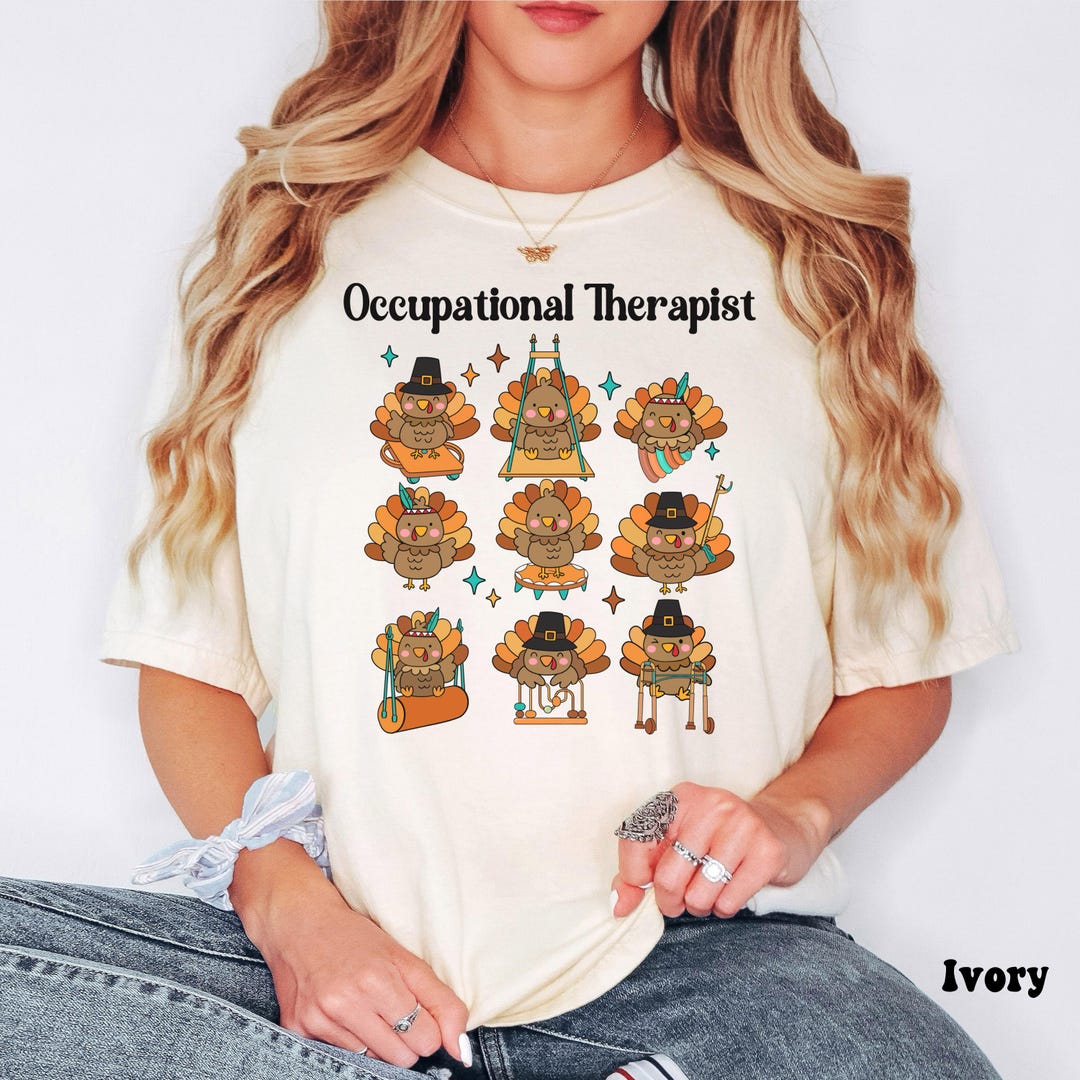 Thanksgiving Occupational Therapy Shirt,thanksgiving Occupational ...