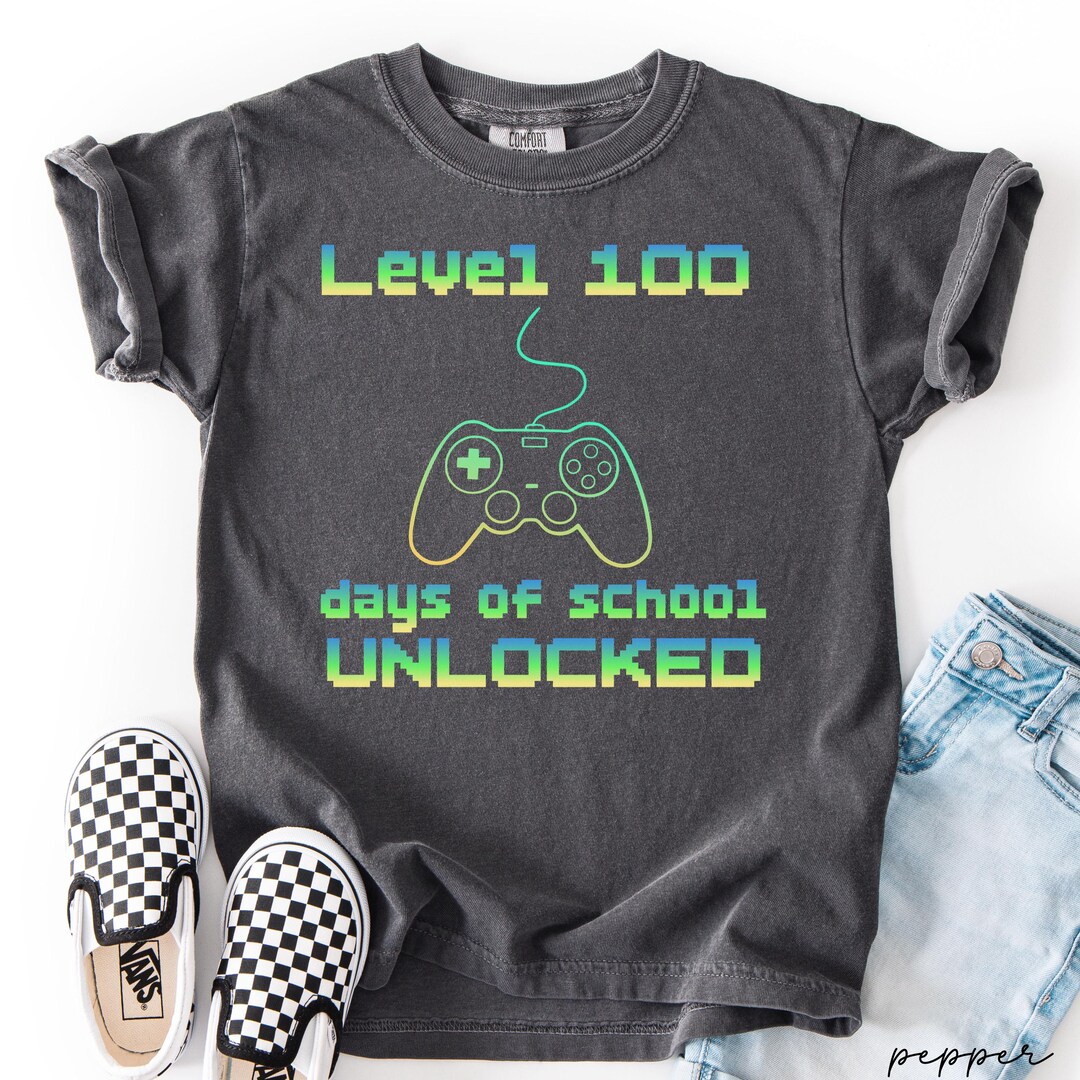 100 Days of School Boys Shirt,kids 100th Day of School Shirt,boys 100th ...