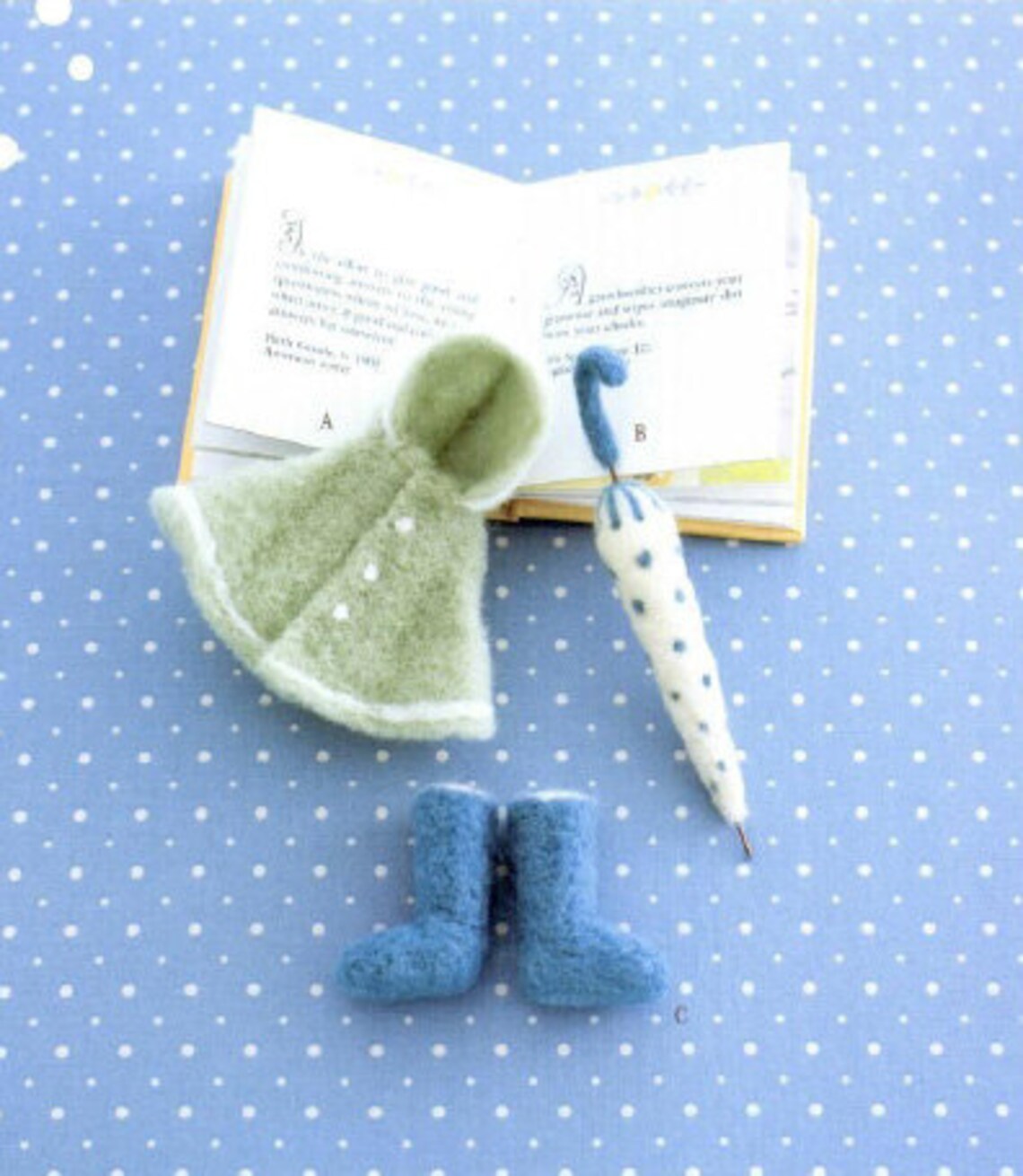 Kawaii Felt Things / Mini Objects Wool Needle Felting Craft Ebook / PDF ...