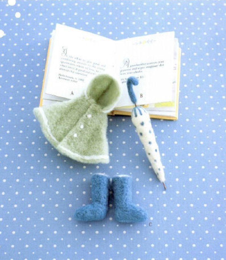 Kawaii Felt Things / Mini Objects Wool Needle Felting Craft - Etsy