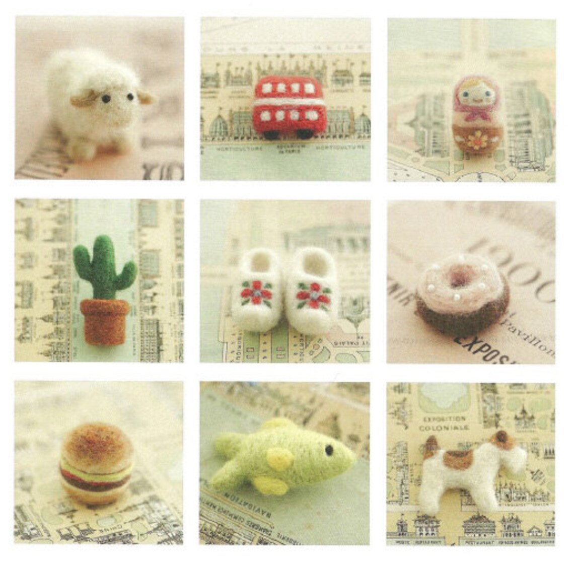 Felt Animals & Objects From Around the World Wool Needle - Etsy