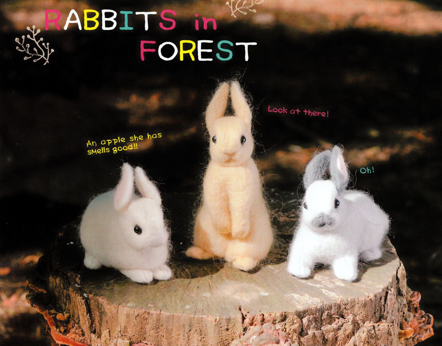 Rabbits Wool Needle Felting Craft Ebook / PDF Patterns | Etsy