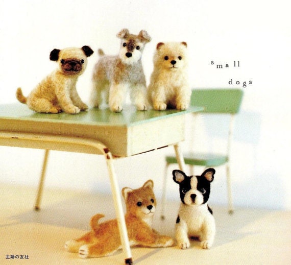 Dogs / Puppies Wool Needle Felting Craft Ebook / PDF Patterns - Etsy ...