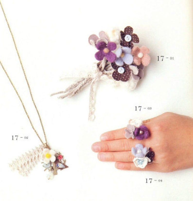 Wool Felt Accessories Needle Felting Craft Ebook / PDF Patterns - Etsy