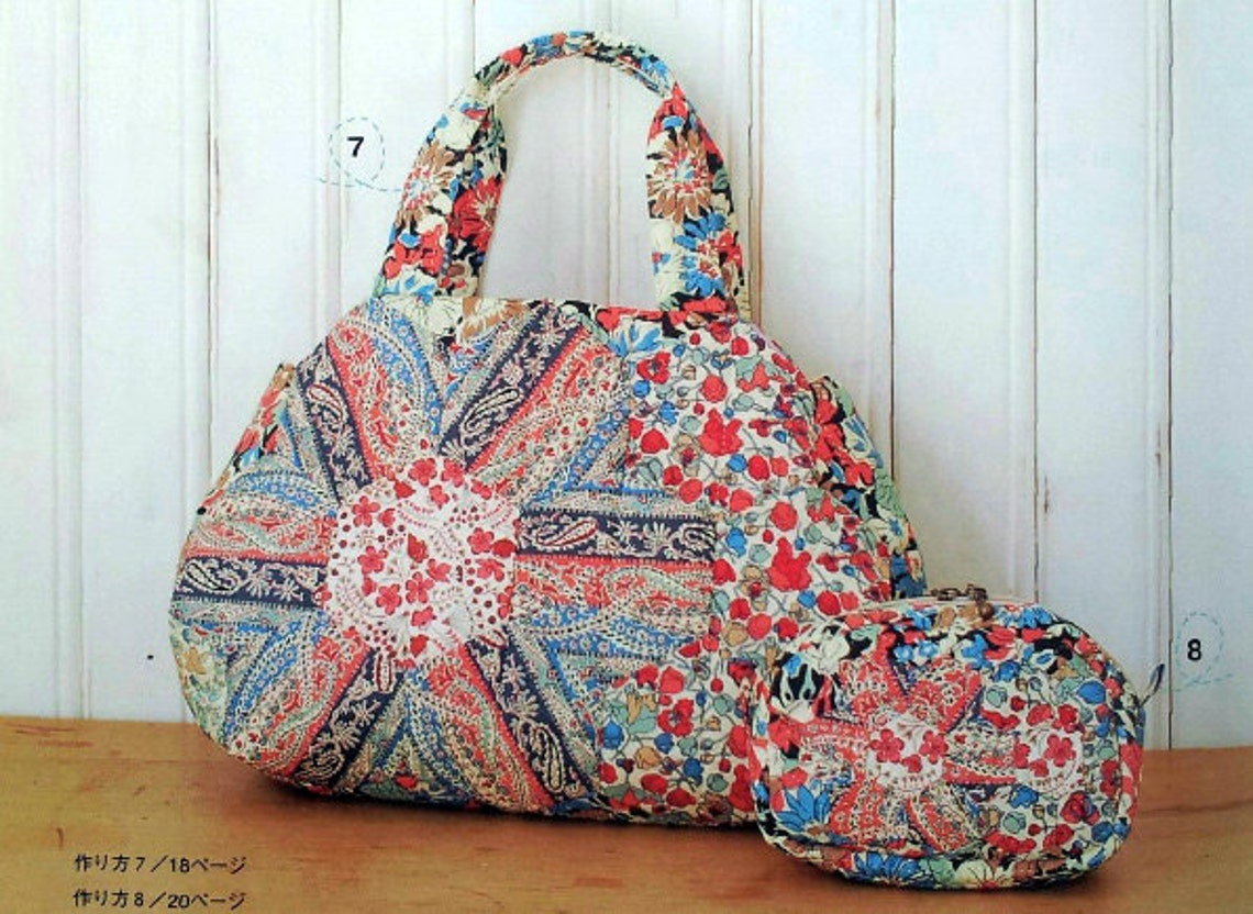 Hexagon Patchwork Fabric Accessories Hand Sewing Craft Ebook / PDF ...