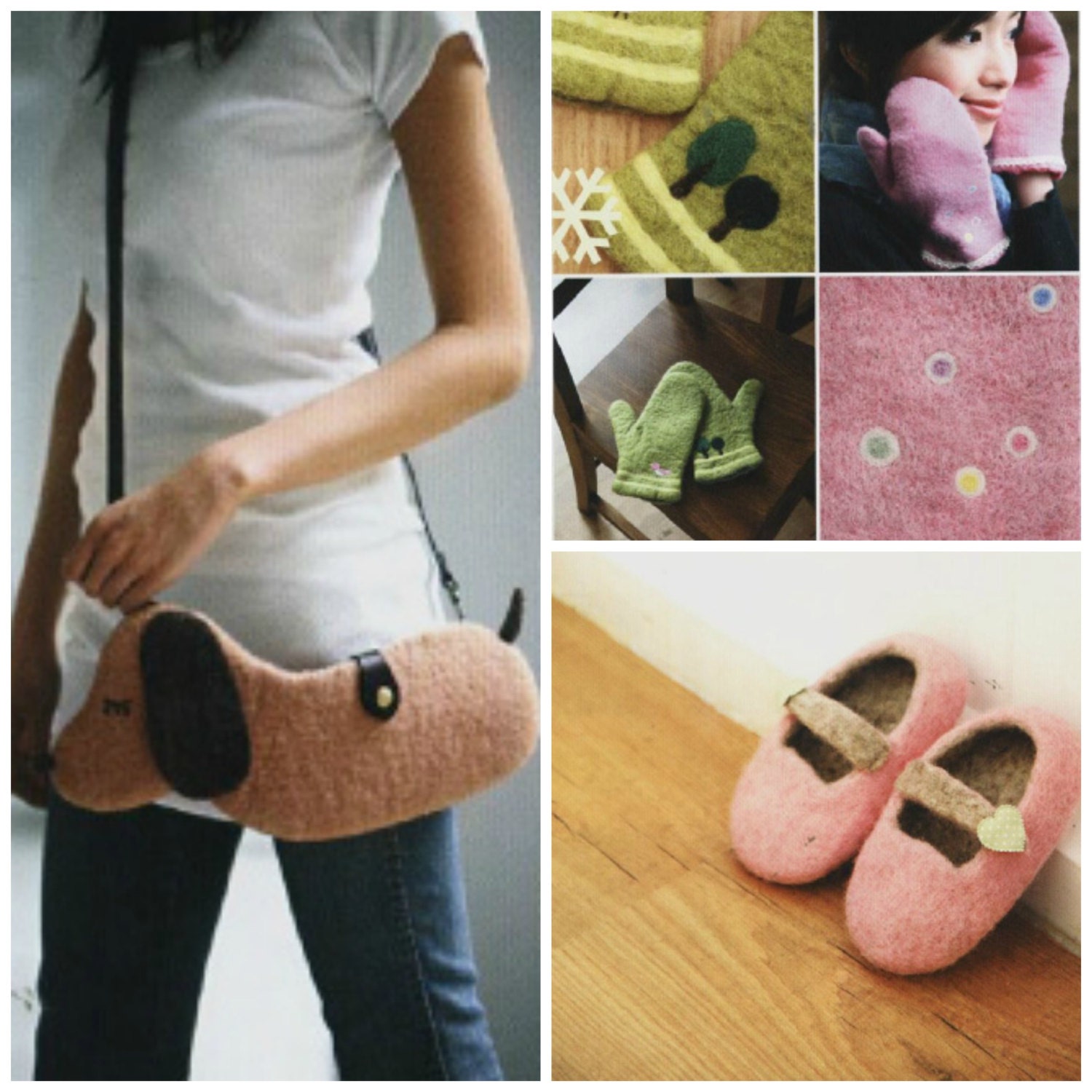 Wool Felt Things Needle and Hand Felting Craft Ebook / PDF Patterns - Etsy