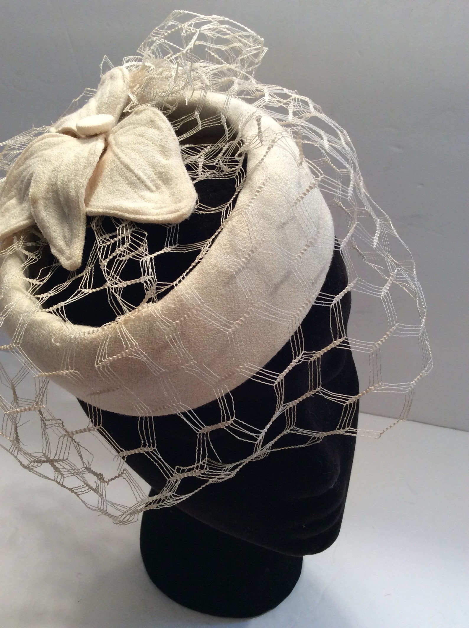 Vintage Wool Fancy Hat - Etsy