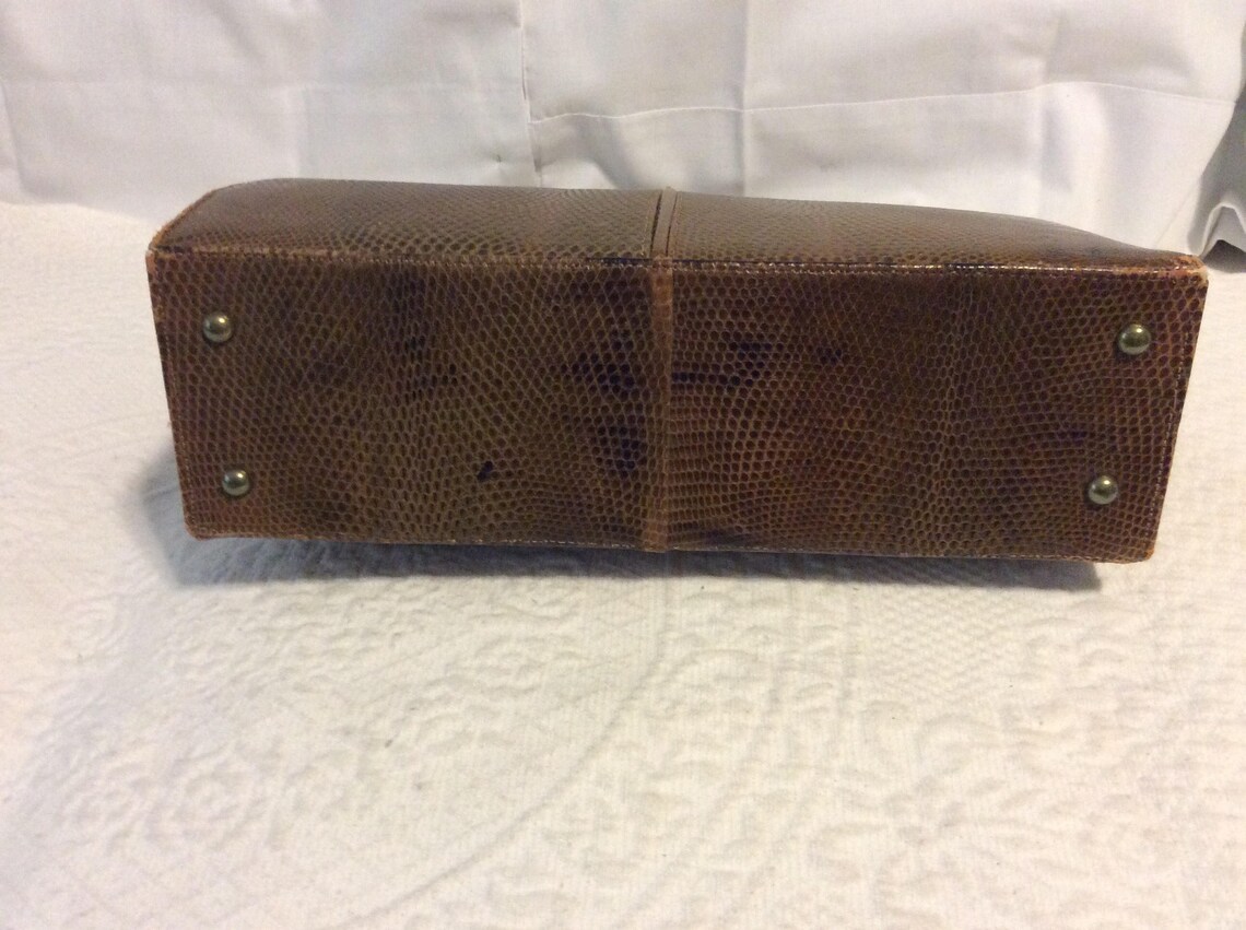 Vintage Bellstone Snake Skin Clutch - Etsy