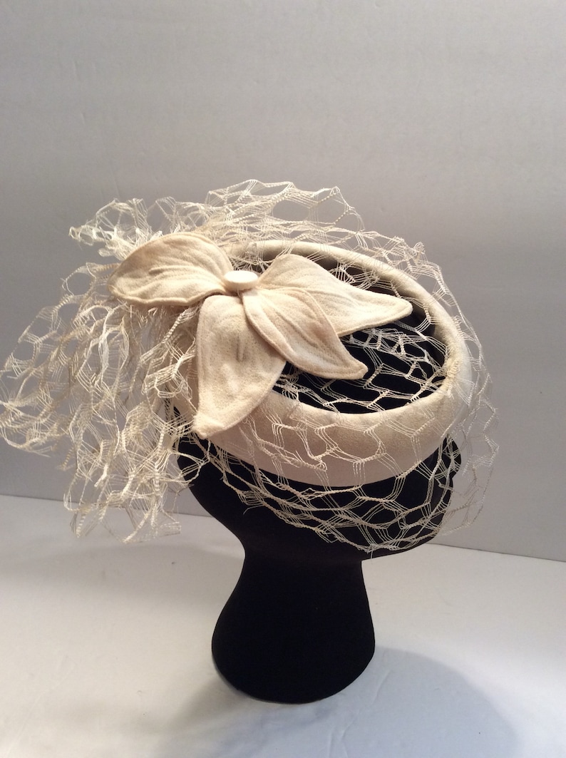Vintage Wool Fancy Hat - Etsy