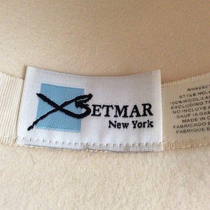 Betmar New York Cream Wool Hat - Etsy
