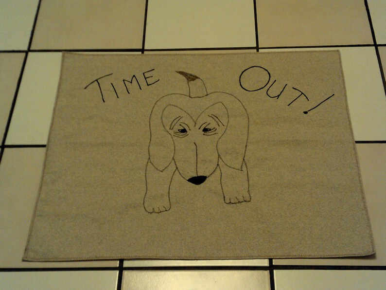 Sale!!very Cute Time Out Mats / Rugs. Effective Discipline Tool for ...