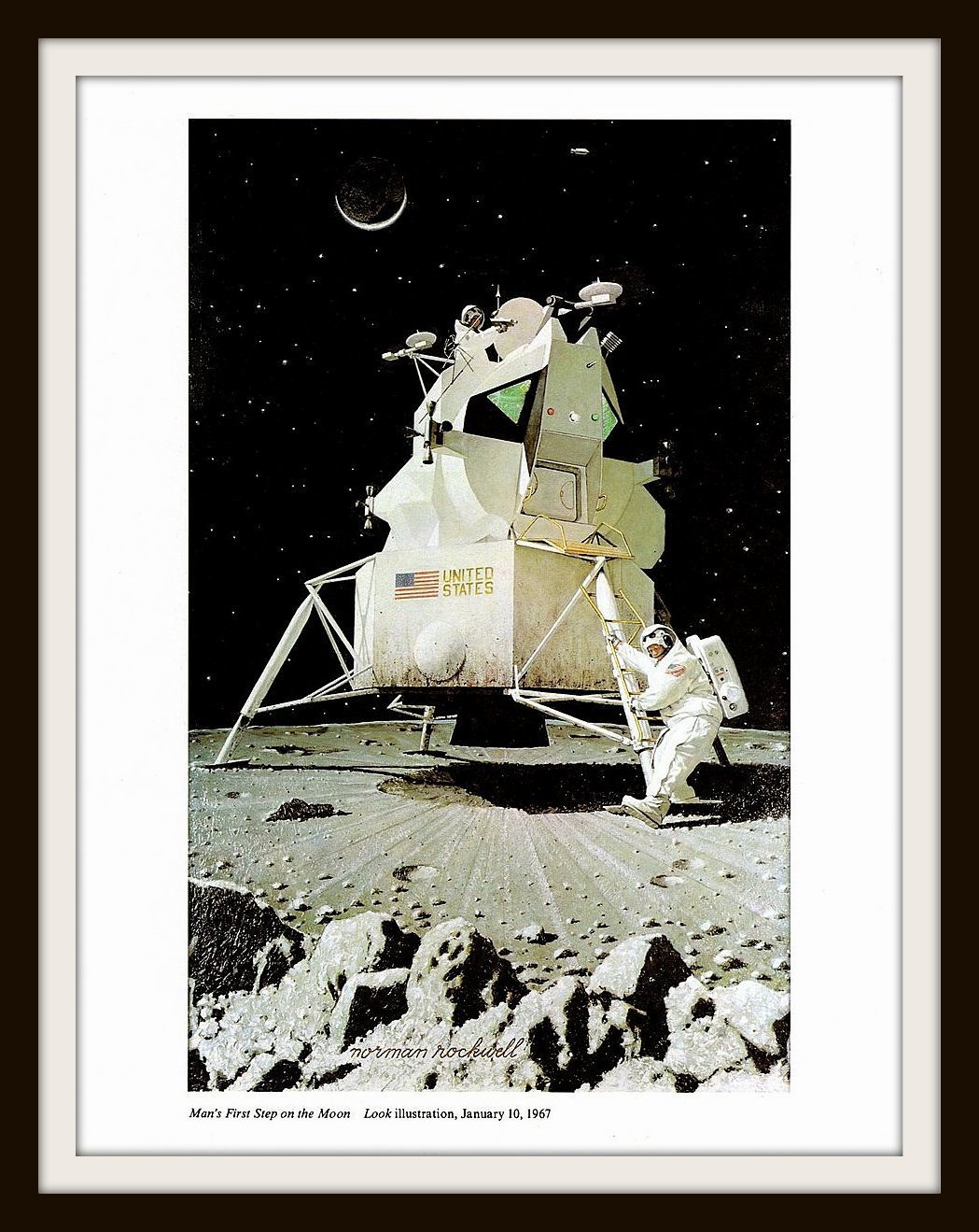 Wall Décor Prints Home & Living Norman Rockwell Art Print Apollo ...