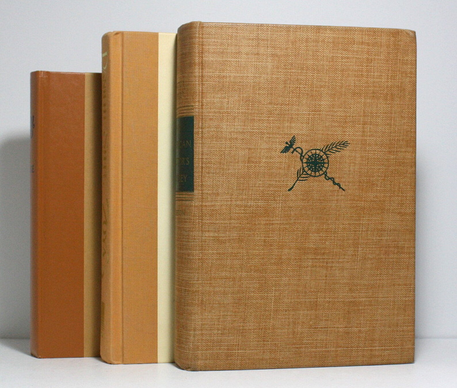 Vintage Books Tan Books Home Decor Bundle of 6 Hardcover - Etsy