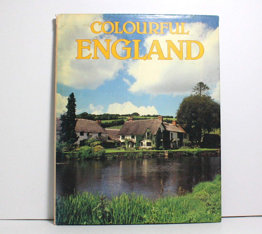 Colourful England Britain Travel Book Large 1983 Hardcover - Etsy