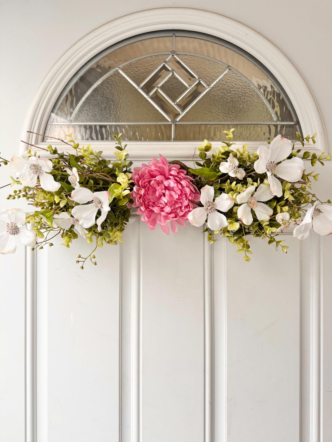 Spring Swags for Front Door, Spring Wreath Swag, Spring Wreaths for ...