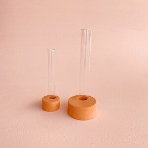 Terra Cotta Plant Propagation Vessel 6.5in / Handmade Ceramic and Glass ...