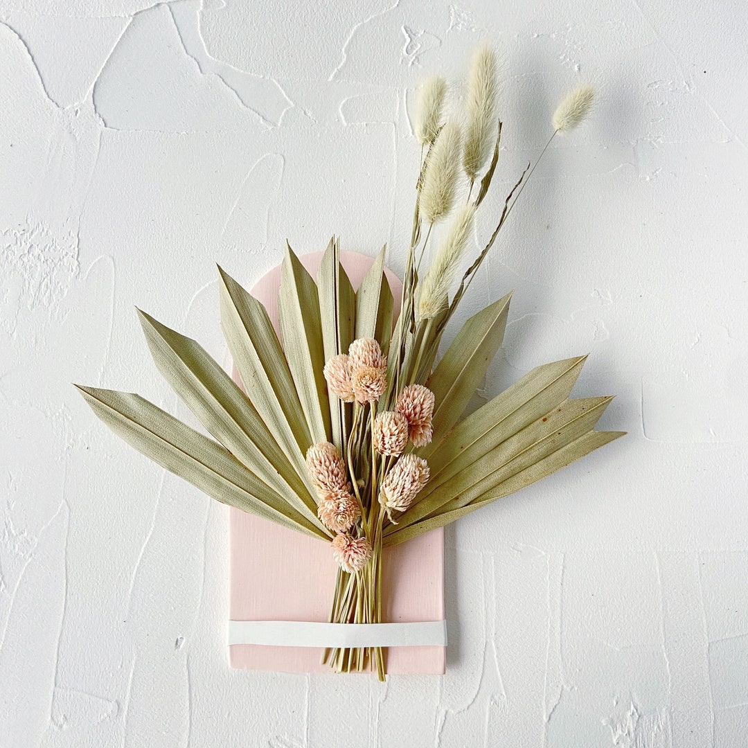 Pink Floral Arch Large Dried Flower Display Flower - Etsy