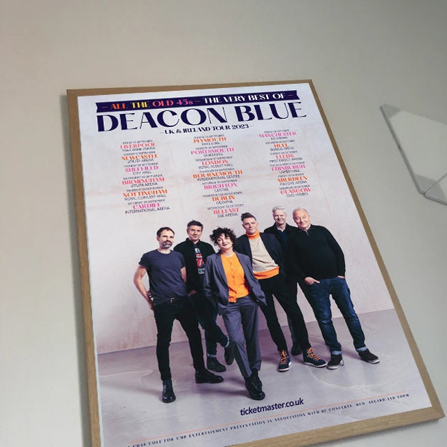 Deacon-blue-all the Old 45s Poster - Etsy