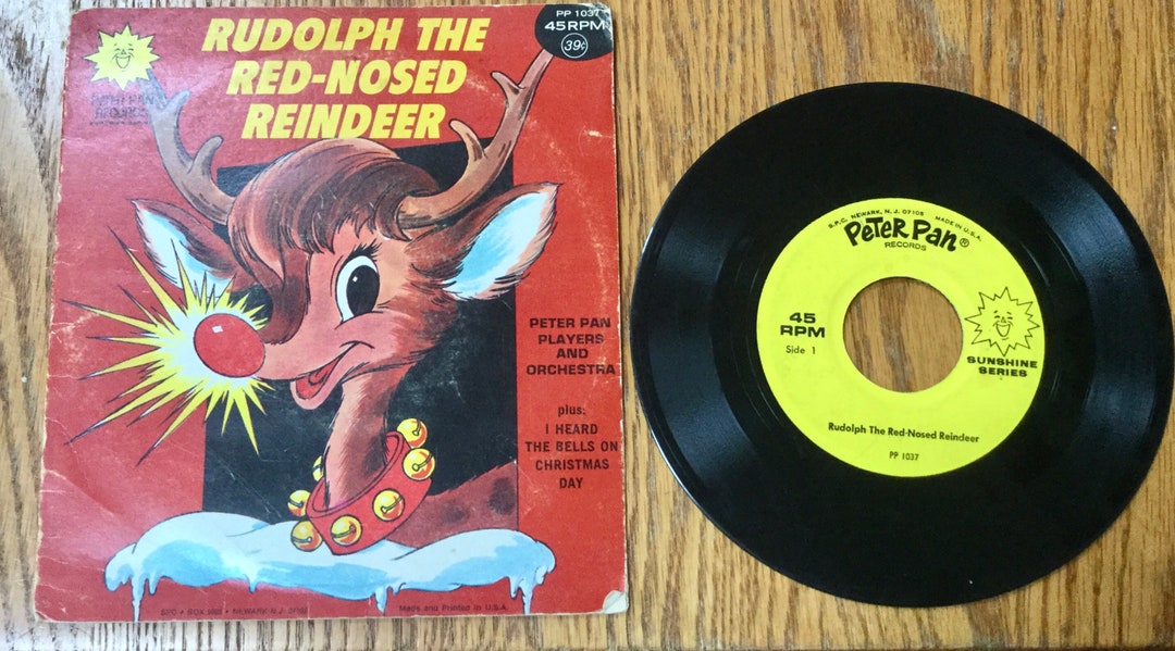 Rudolph the Red Nosed Reindeer / 45 RPM / Peter Pan Records / Sunshine ...