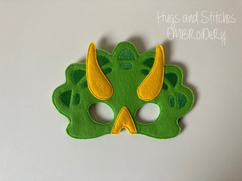 Dinosaur Mask Triceratops Mask Dino Mask Dinosaur Girl | Etsy