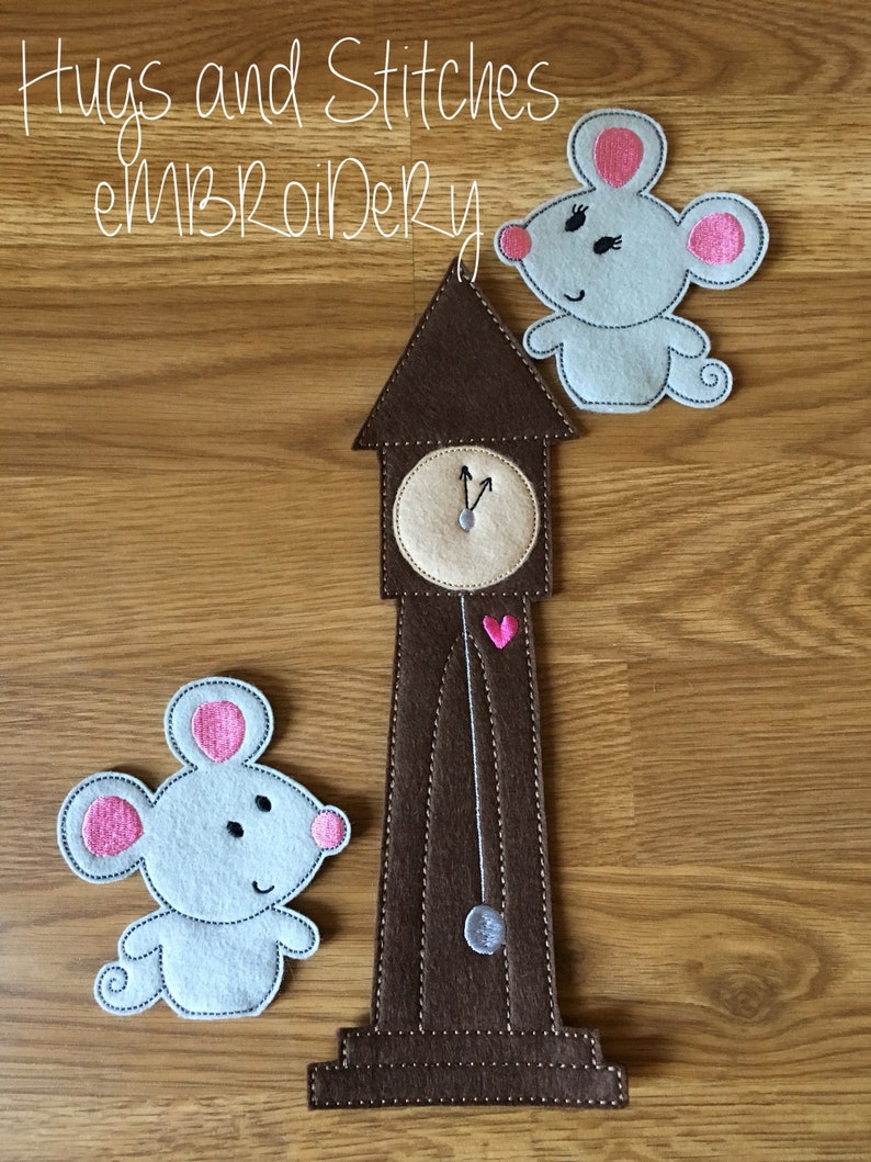 Hickory Dickory Dock Finger Puppets Nursery Rhyme Finger - Etsy UK